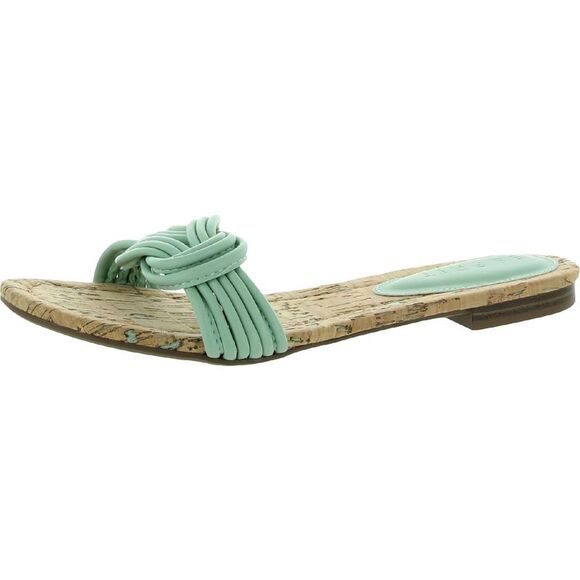 Esprit | Shoes | Esprit Womens Katelyn Green Faux Leather Flip Flop ...